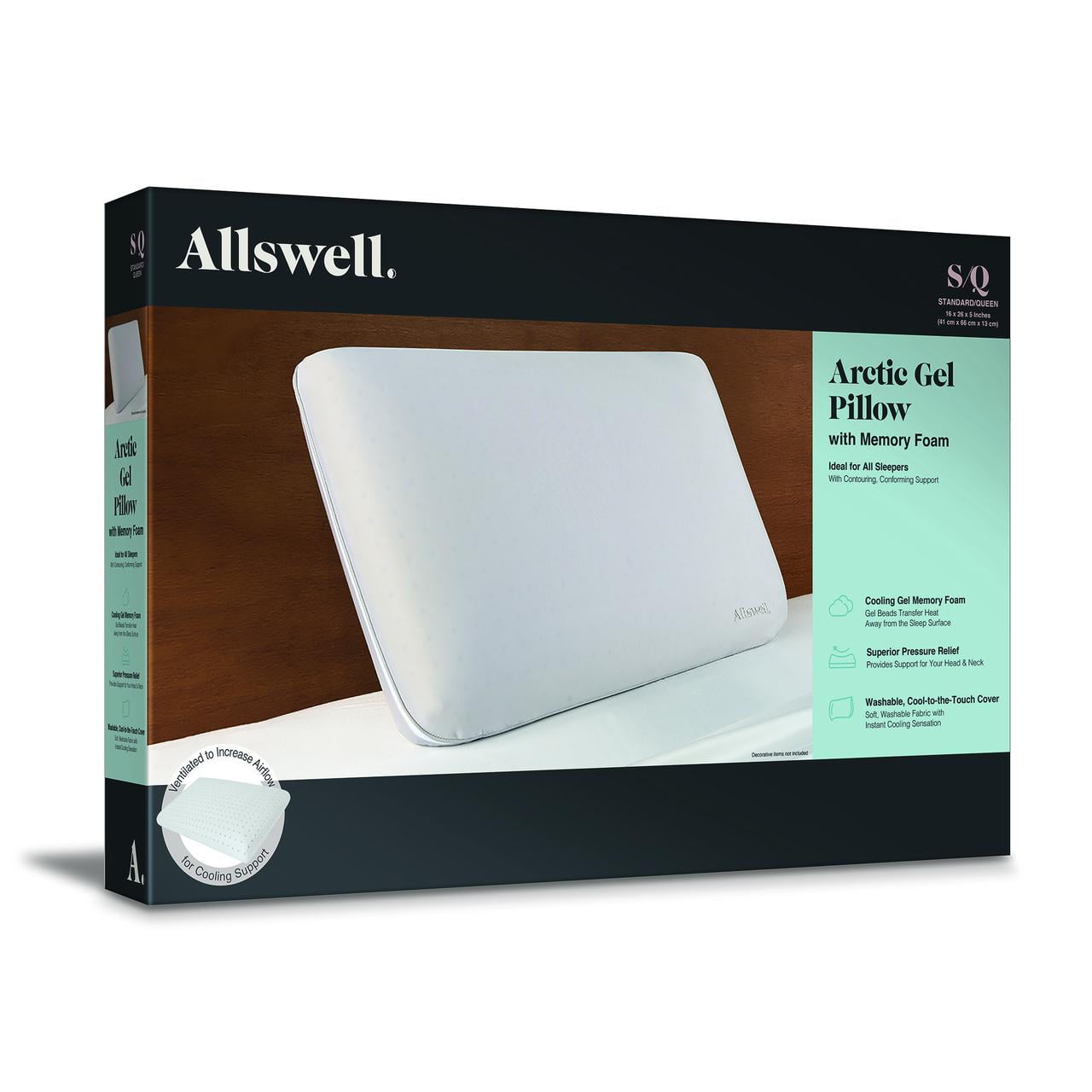 Allswell Side Sleeper Memory Foam Pillow