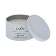 Allswell Calm Coconut Citrus Amber 5.4oz 2-Wick Scented Tin Candle ...