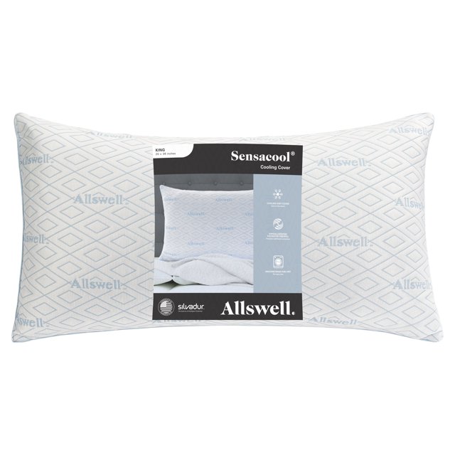 Allswell Sensacool Bed Pillow, King - Walmart.com