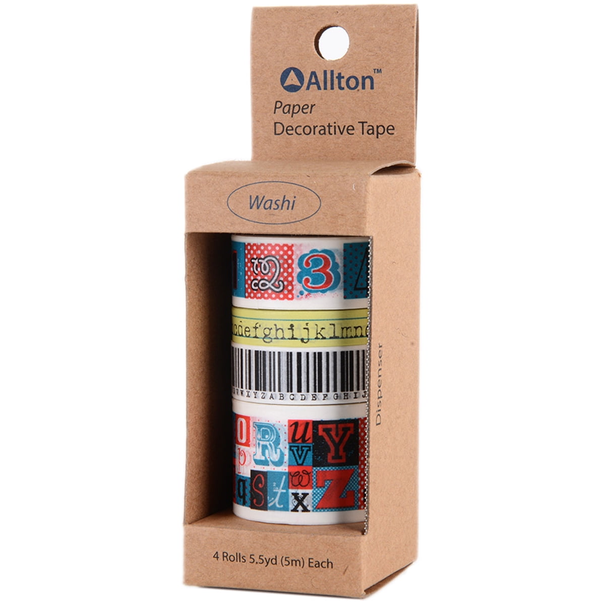 Allton TPX9-90013 Washi Decorative Tape - Numbers - Walmart.com