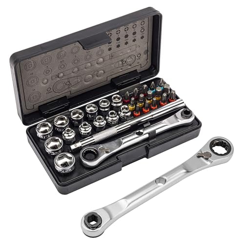 Alltrade Kilimanjaro Cycle Series 30 Piece Bicycle Socket Set, Ratchet ...
