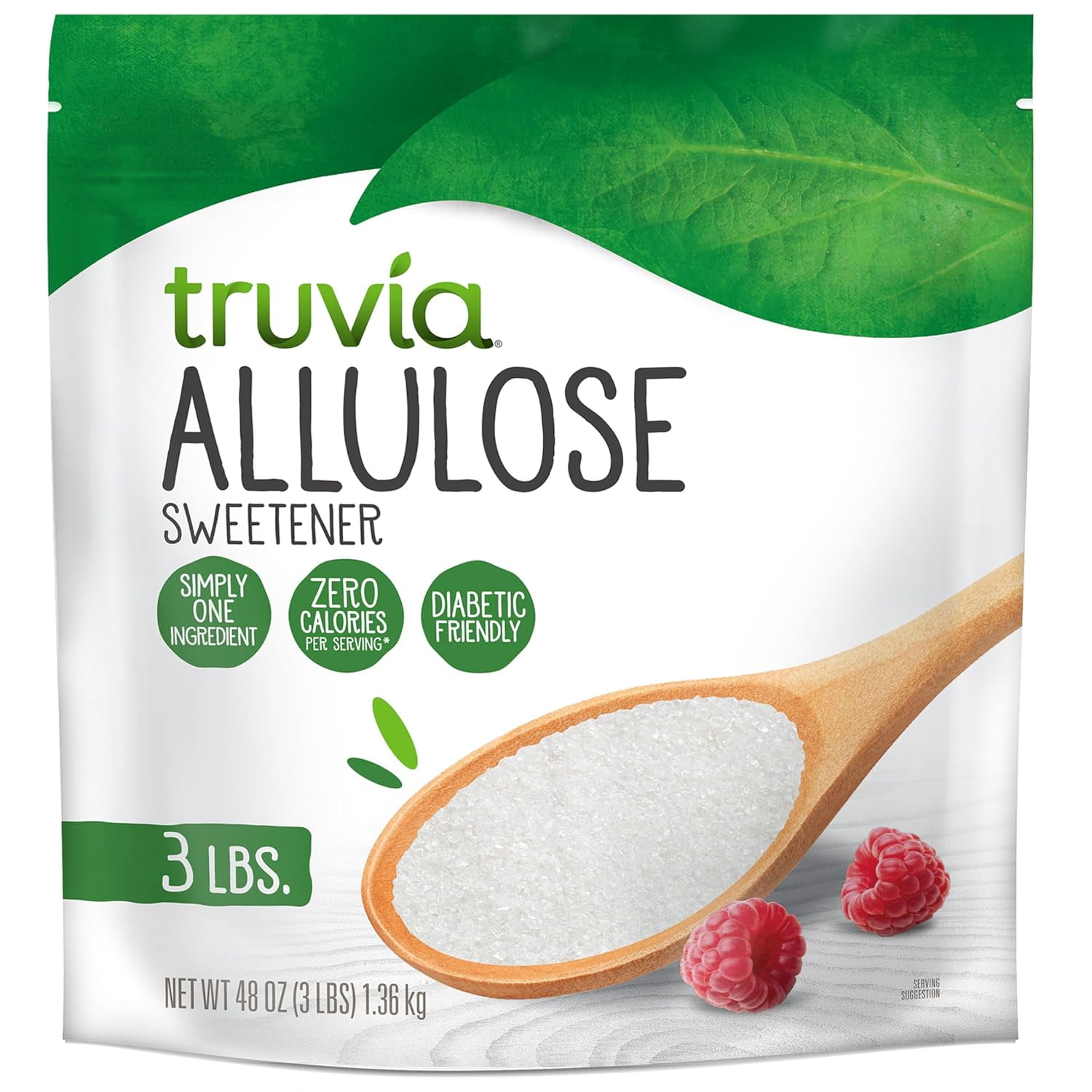 Allulose Calorie-Free Sweetener Bag, Sugar Substitute with Zero ...