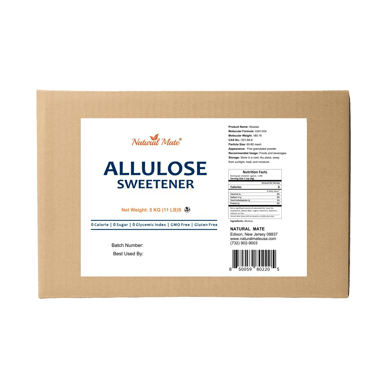 NM Allulose Natural Bulk Sweetener: Plant Based Keto Diet Friendly ...
