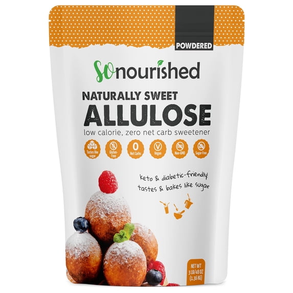Allulose Sweetener Powdered - GGA1 Keto Sugar Substitute - 0 Calorie, 0 ...