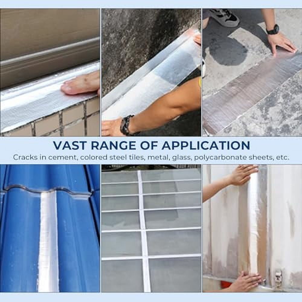 Alluminum Butyl Tape, 20in X 32.8ft Waterproof Tape for Leaks, Sealant ...