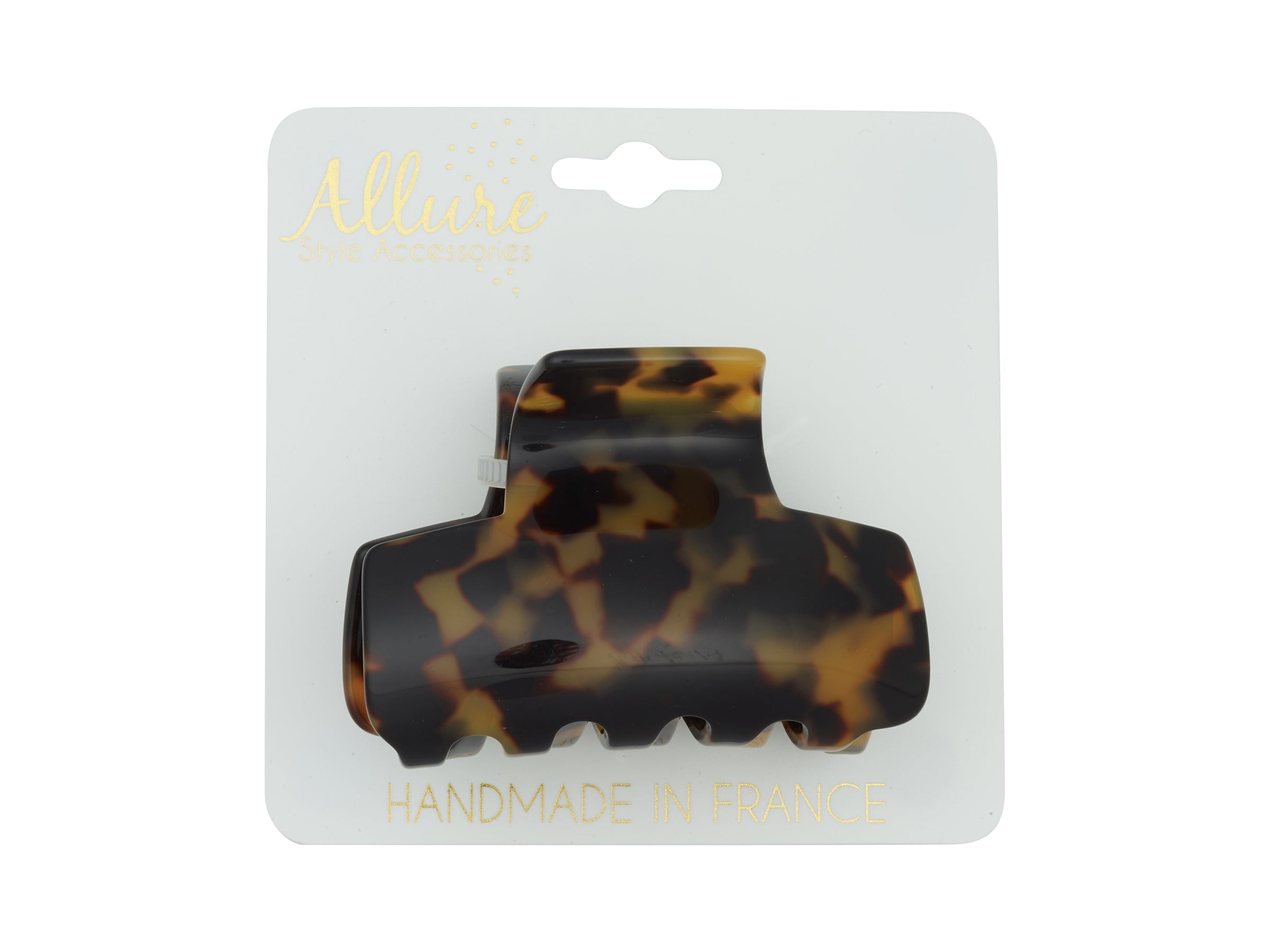 Allure Handmade Tortoise Jaw Clip - Black - Walmart.com