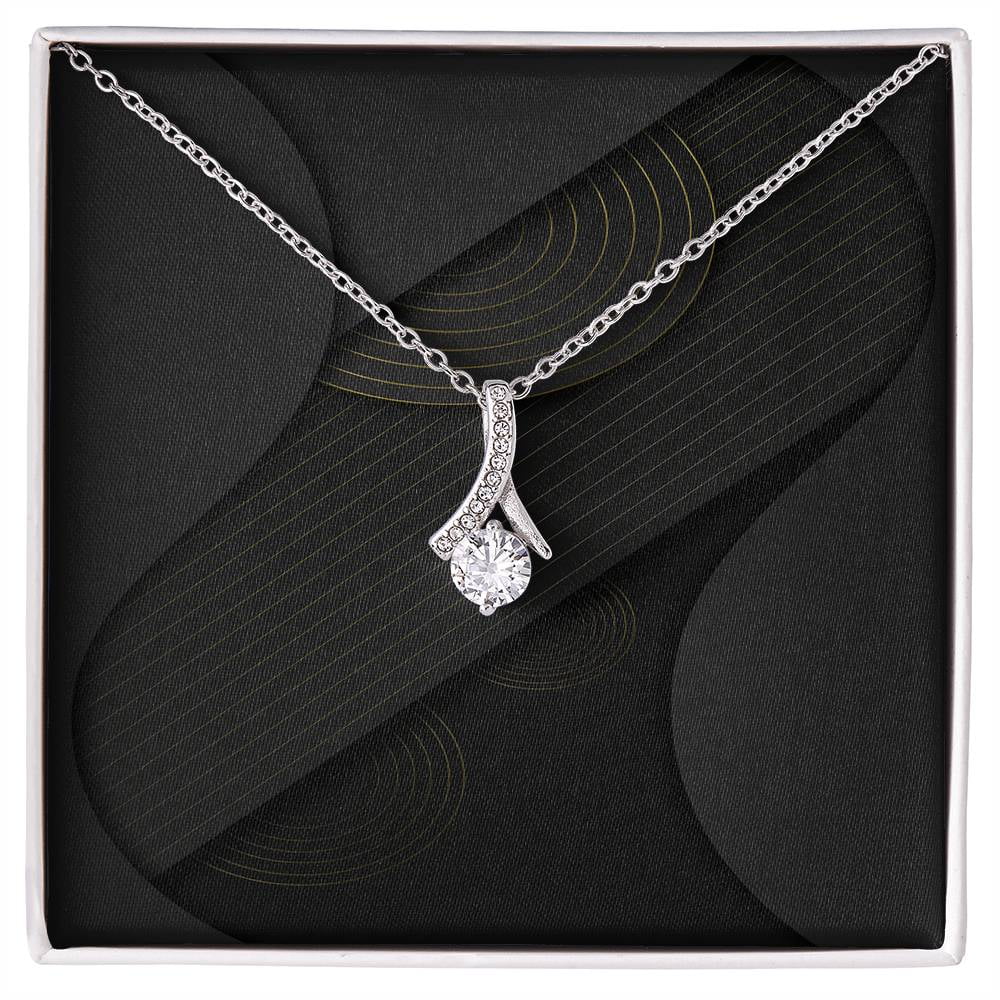 Allure Necklace, Alluring Beauty Necklace, 14k White Gold/ 18k Yellow ...