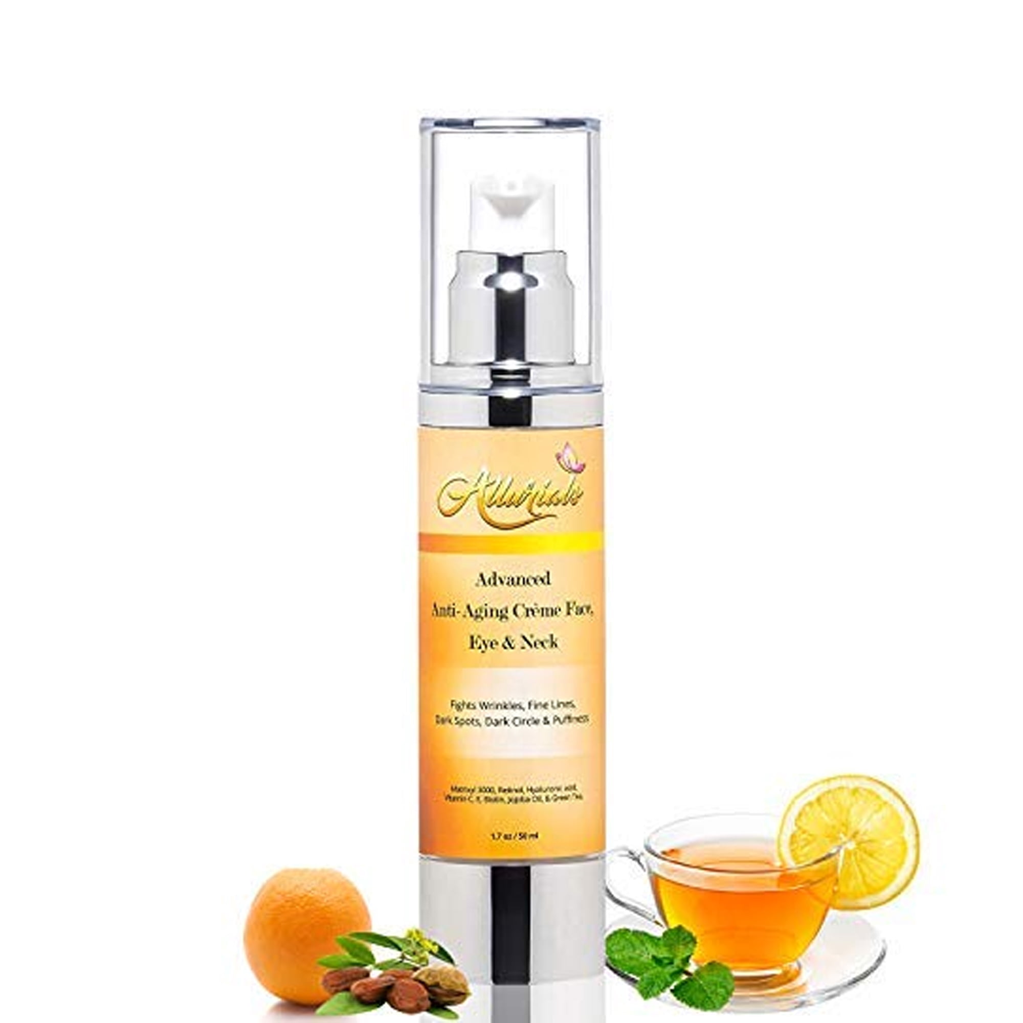 Allurials Anti Aging Cream - Anti-Wrinkle Face Moisturizer Eye & Neck ...