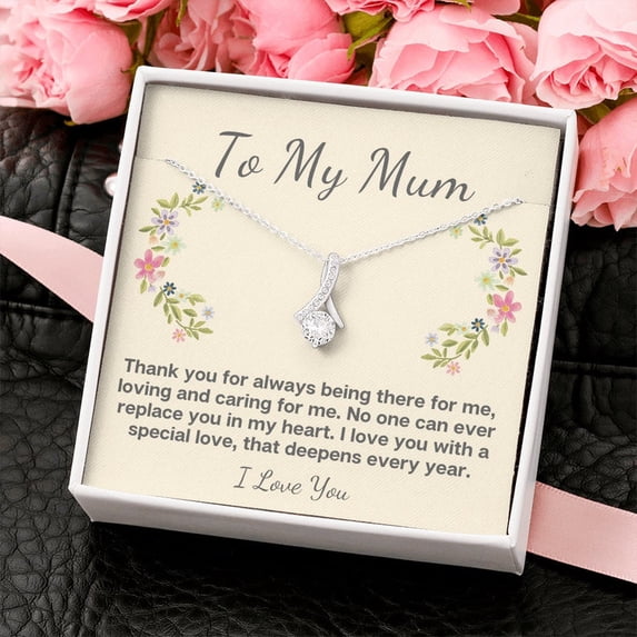 Alluring Beauty Necklace, With Message Card, Flower Circle, Mother's ...