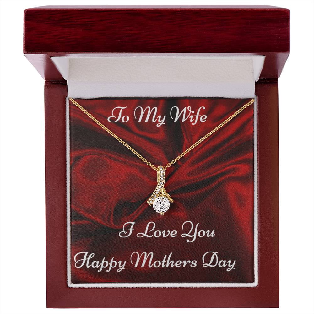 Alluring Love Wife, Alluring Beauty Necklace, 14k White Gold/ 18k ...