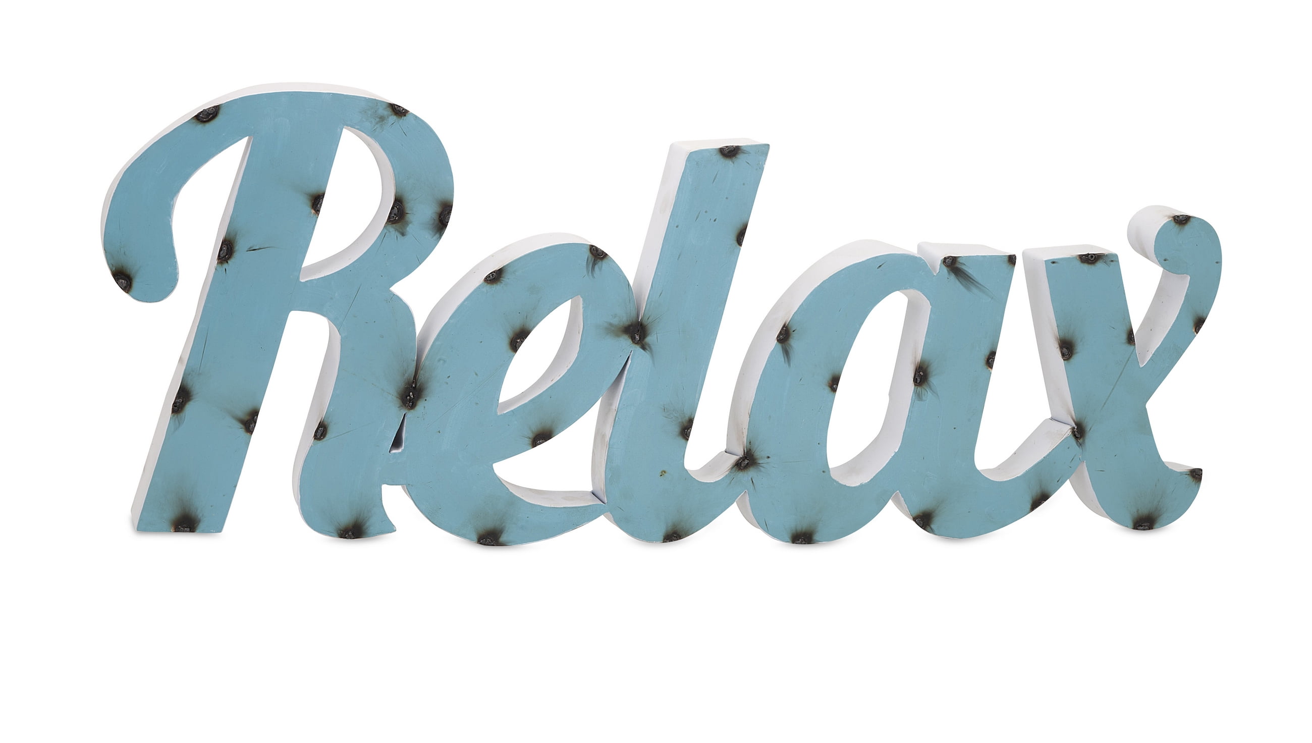 Alluring Relax Metal Wall Decor - Walmart.com