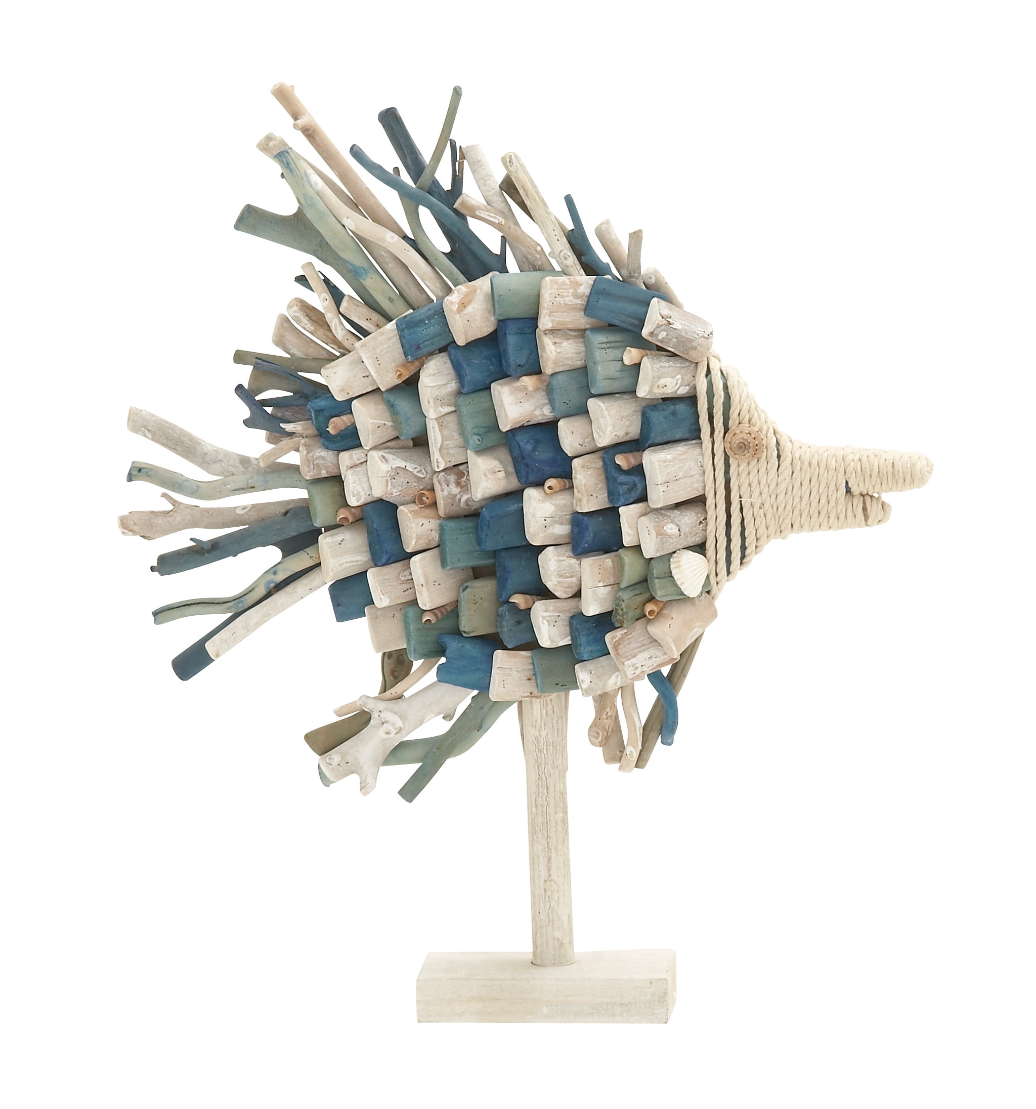 Alluring Stylish Driftwood Rope Fish - Walmart.com