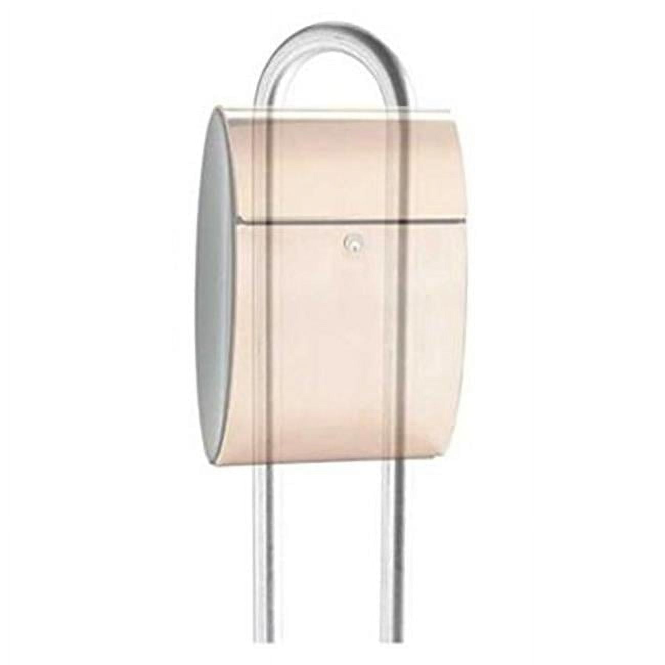 Allux Galvanized Steel Mailbox Stand Post - Silver - Walmart.com