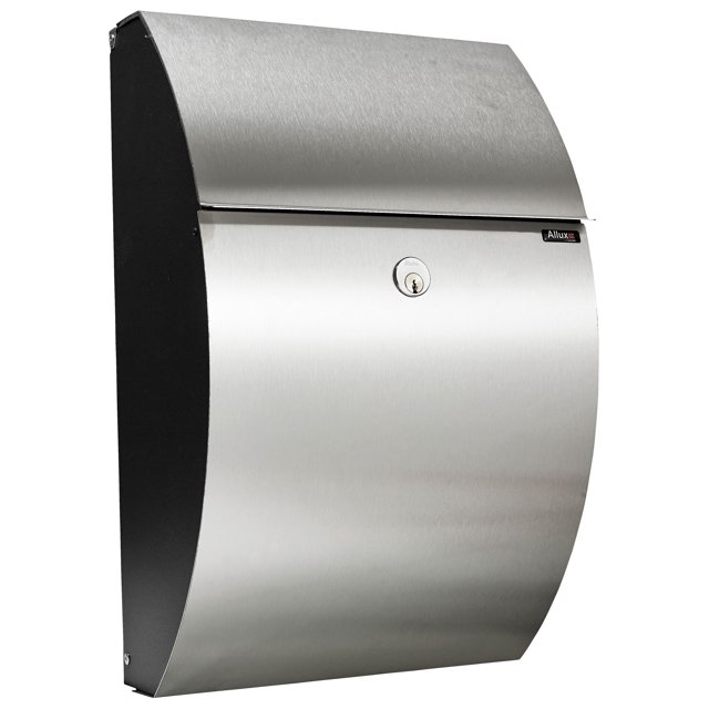 QualArc ALX-7000-BS Allux 7000 Wall Mounted Stainless Steel Mailbox ...