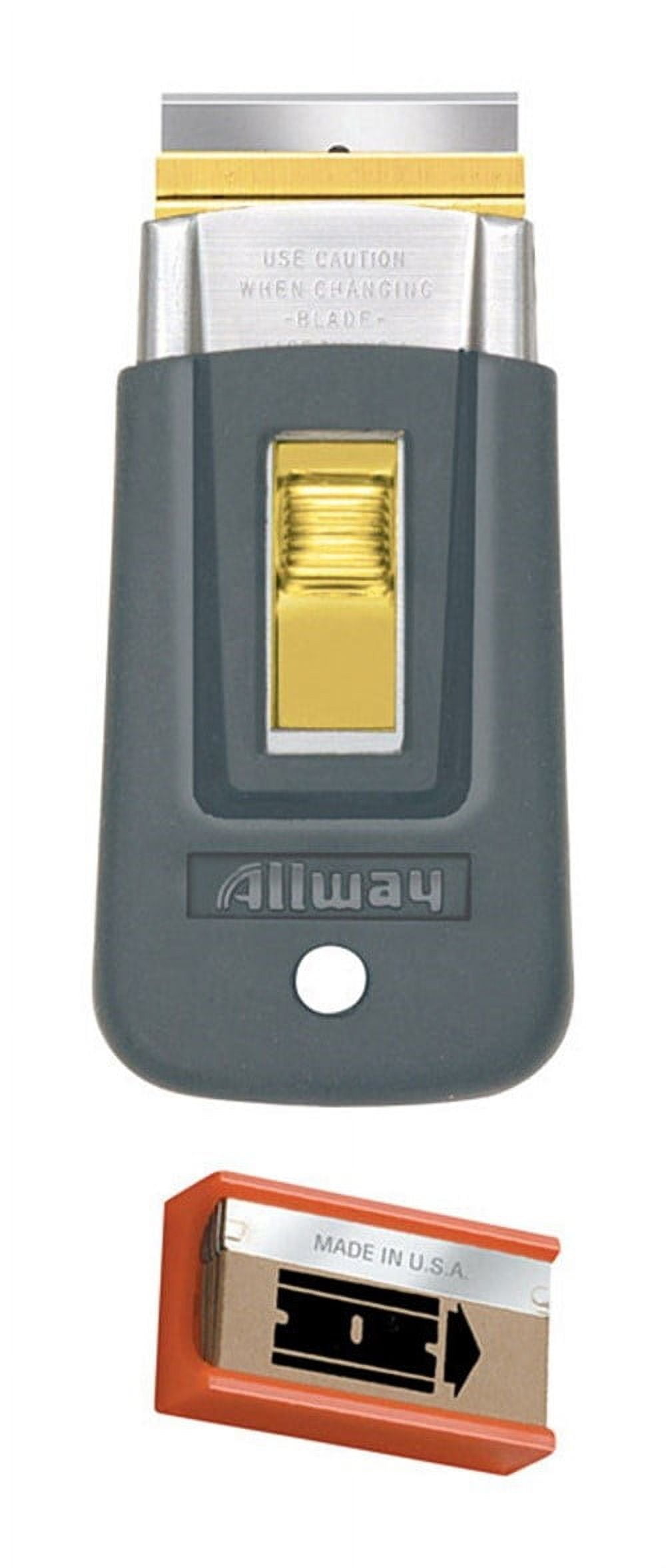 Allway 1-1/2 in. W Carbon Steel Single-Edge Razor Scraper - Walmart.com