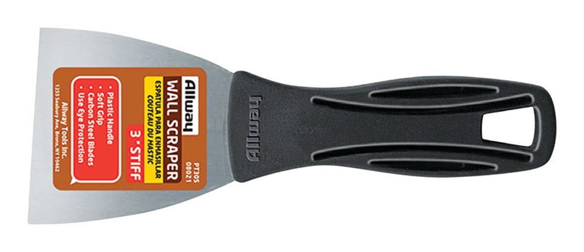Allway 3 in. W Carbon Steel Stiff Wall Scraper - Walmart.com