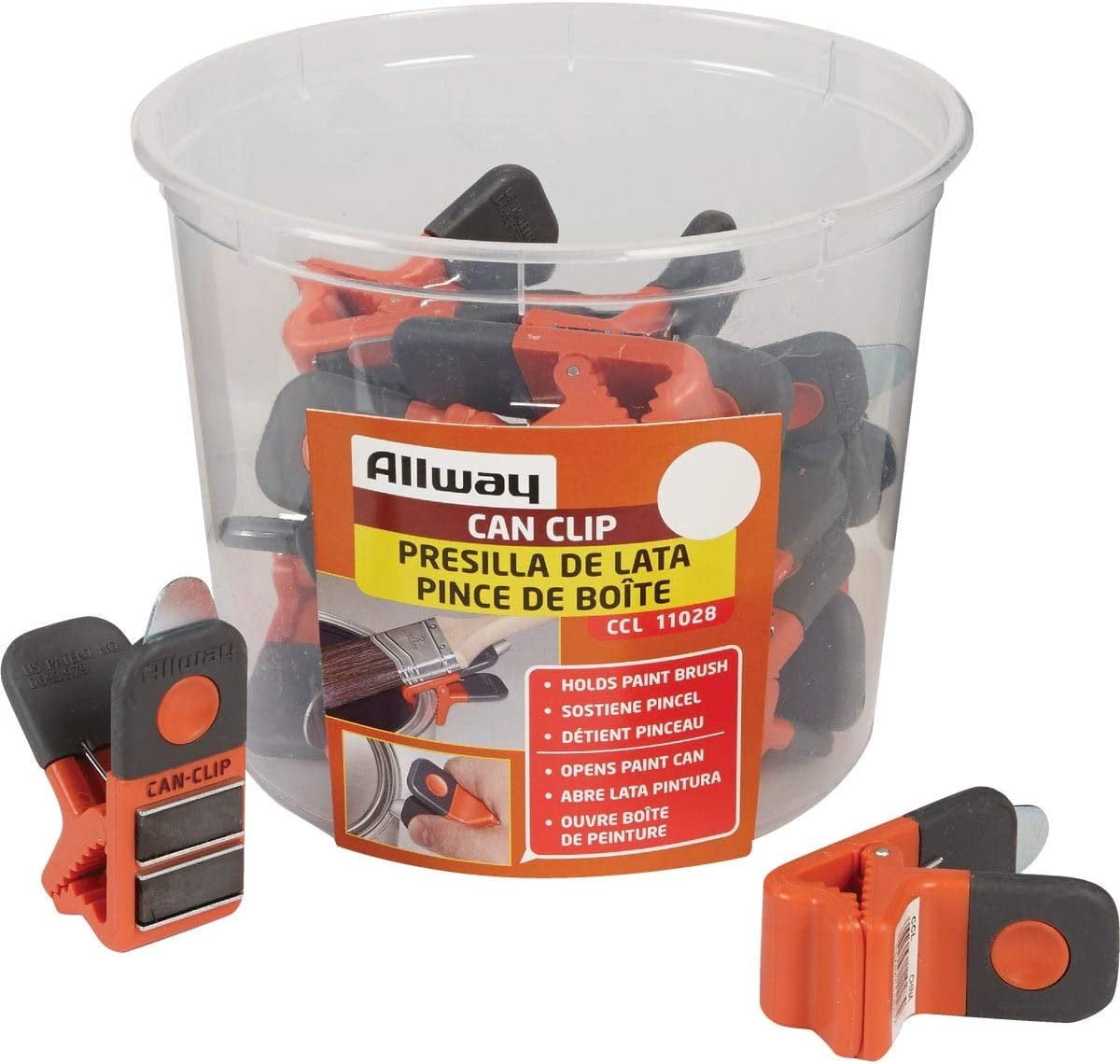 Allway Tools Ccl15 Can Clips Bucket Pack of 15 - Walmart.com