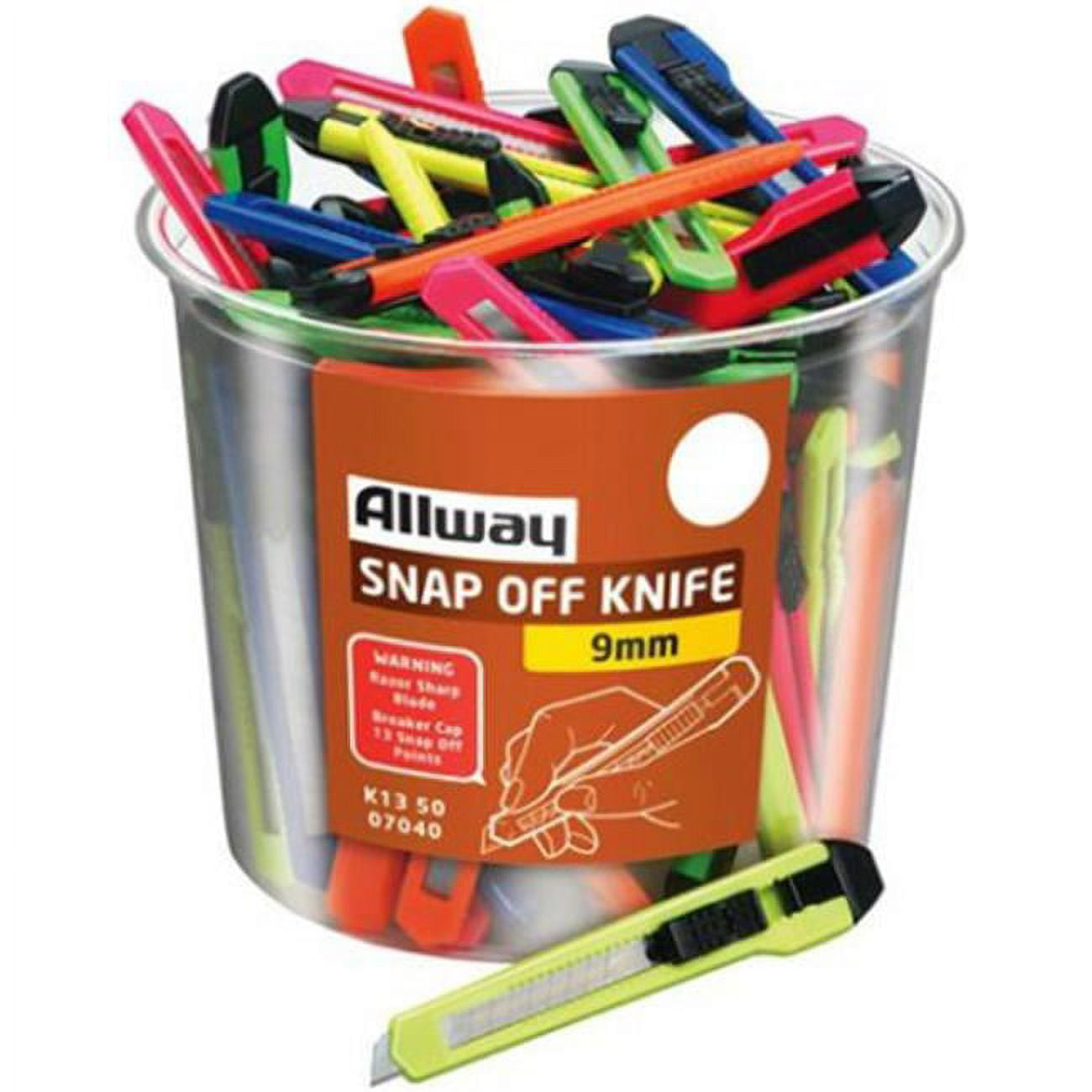 Allway Tools K13-50 PRIDE 13 Point Plastic Break-Away 50 Snap-Off ...