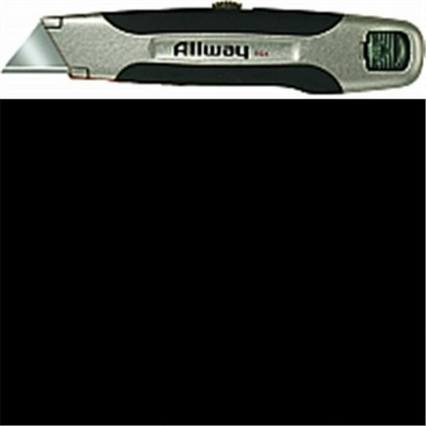 Allway Tools RSK Soft Grip Retractable Utility Knife With 3 Blades ...