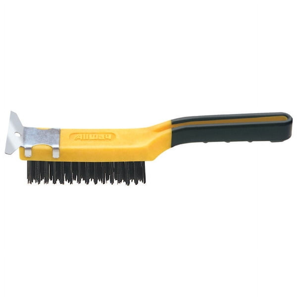 ALLWAY SB411 Wire Brush, Carbon Steel Bristle, 12 in OAL - Walmart.com