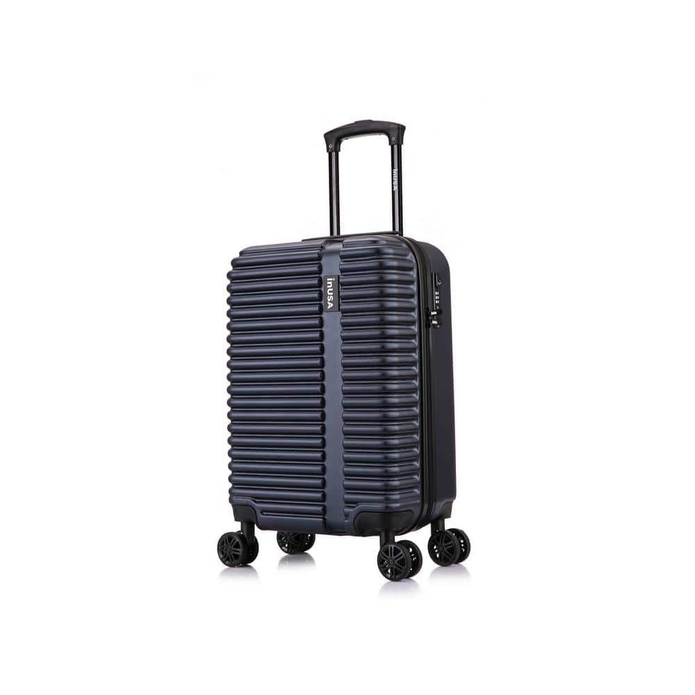 Ally 20 in. Navy Blue Lightweight Hardside Spinner Carry on - Walmart.com