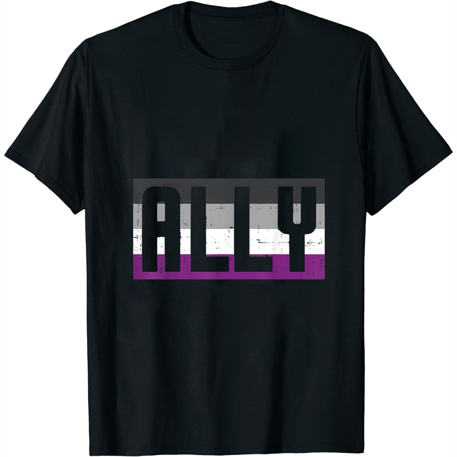Ally Asexual Color Flag Ace Pride Asexuality LGBTQ Men Women T-Shirt ...
