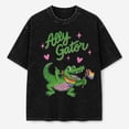 Ally Gator Pride Graphic Mineral Wash T-Shirt, Unisex Classic Fit ...