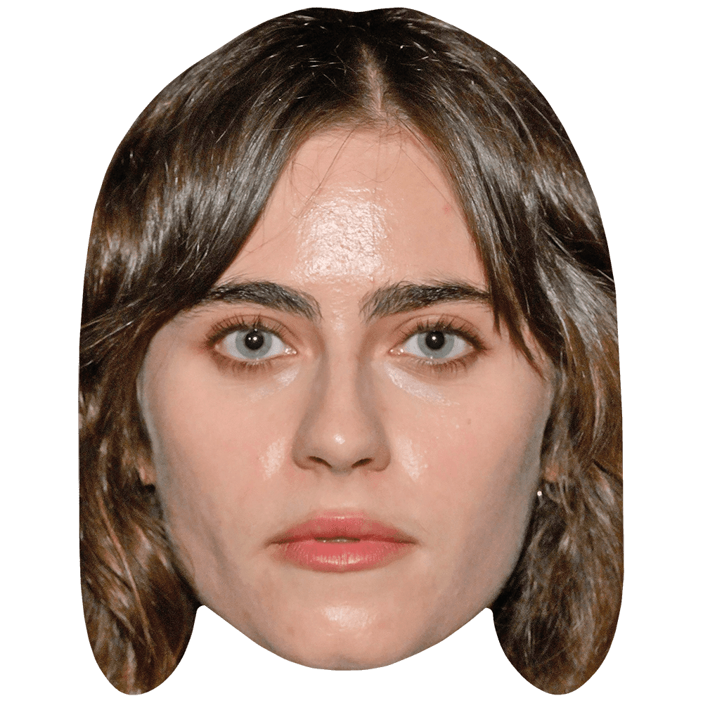 Ally Ioannides (Brown Hair) Celebrity Mask, Flat Card Face, Fancy Dress ...
