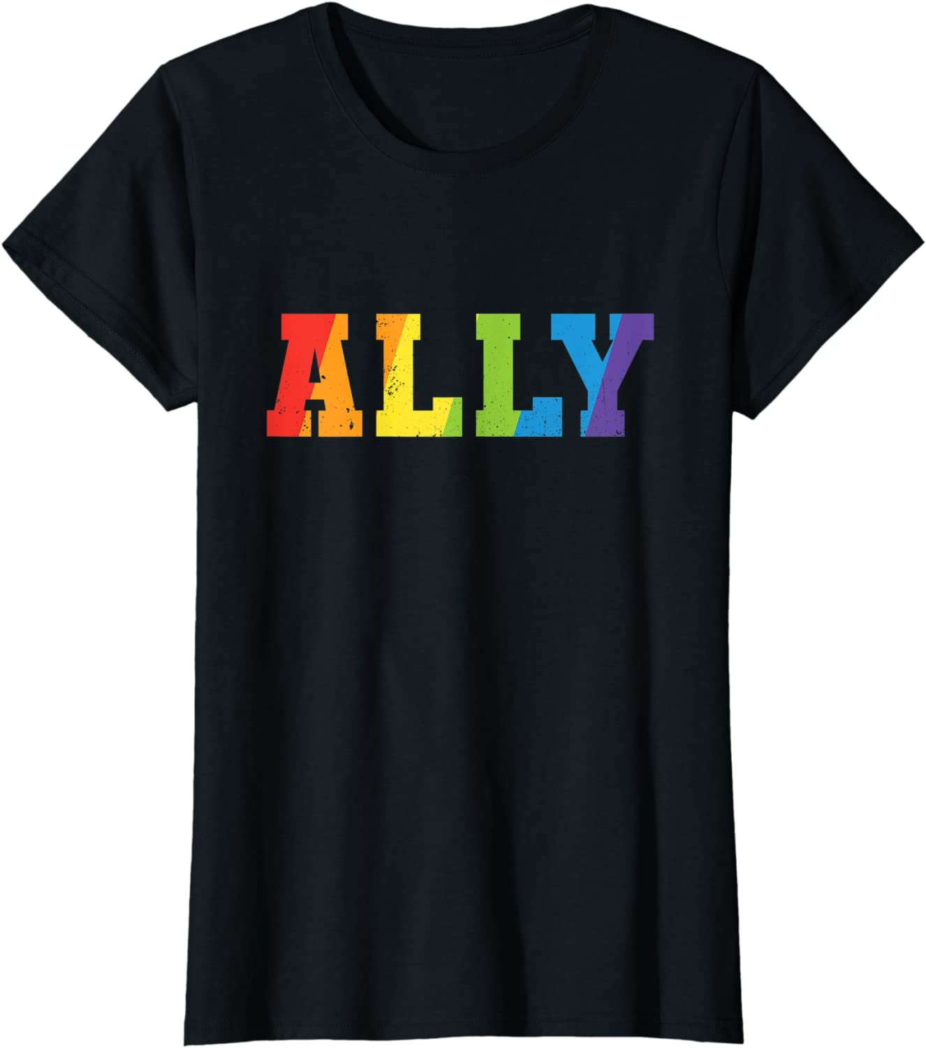 Ally Rainbow Lgbt Ally Gay Pride Parades Lgbt Awareness T Shirt
