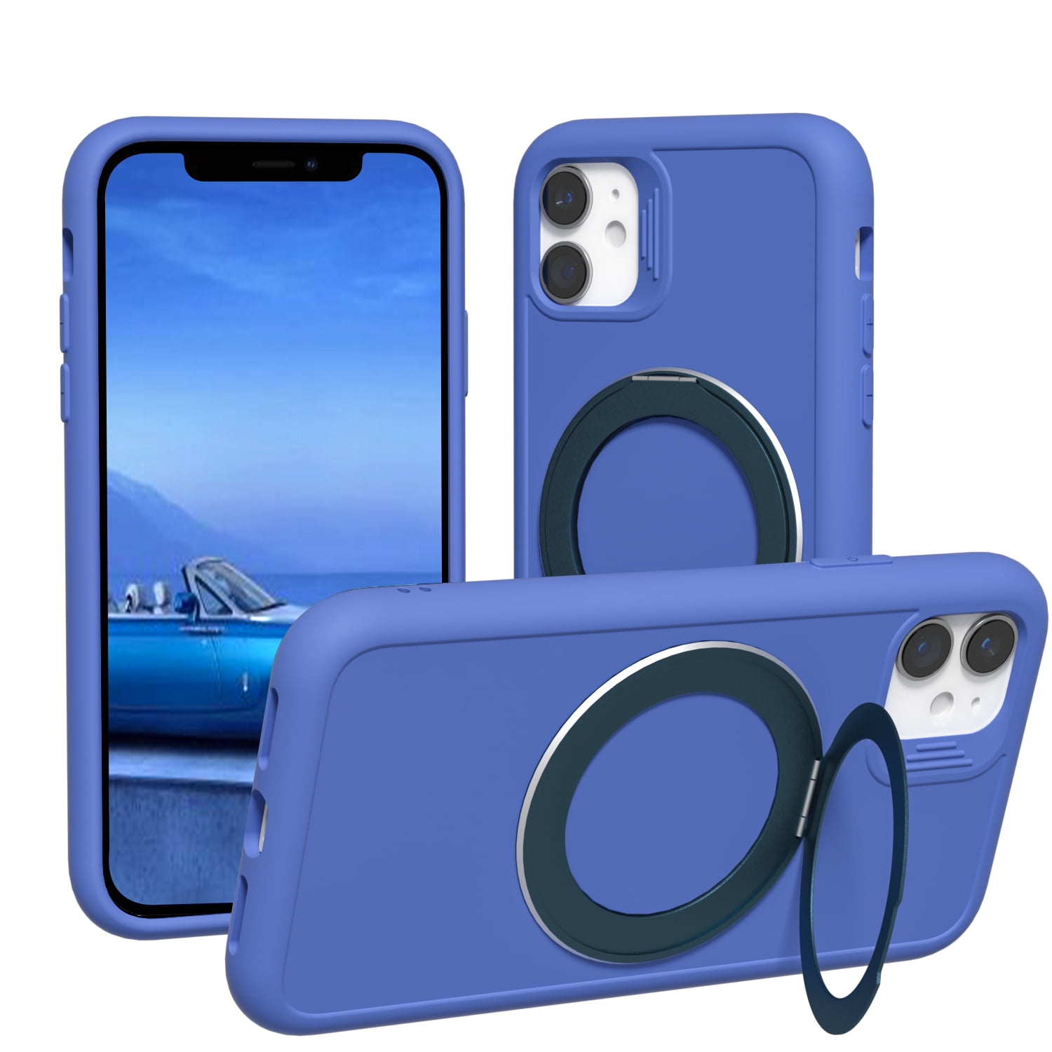 Allyechgroup Magsafe Compatible Phone Case for Apple iPhone 11, Ring ...
