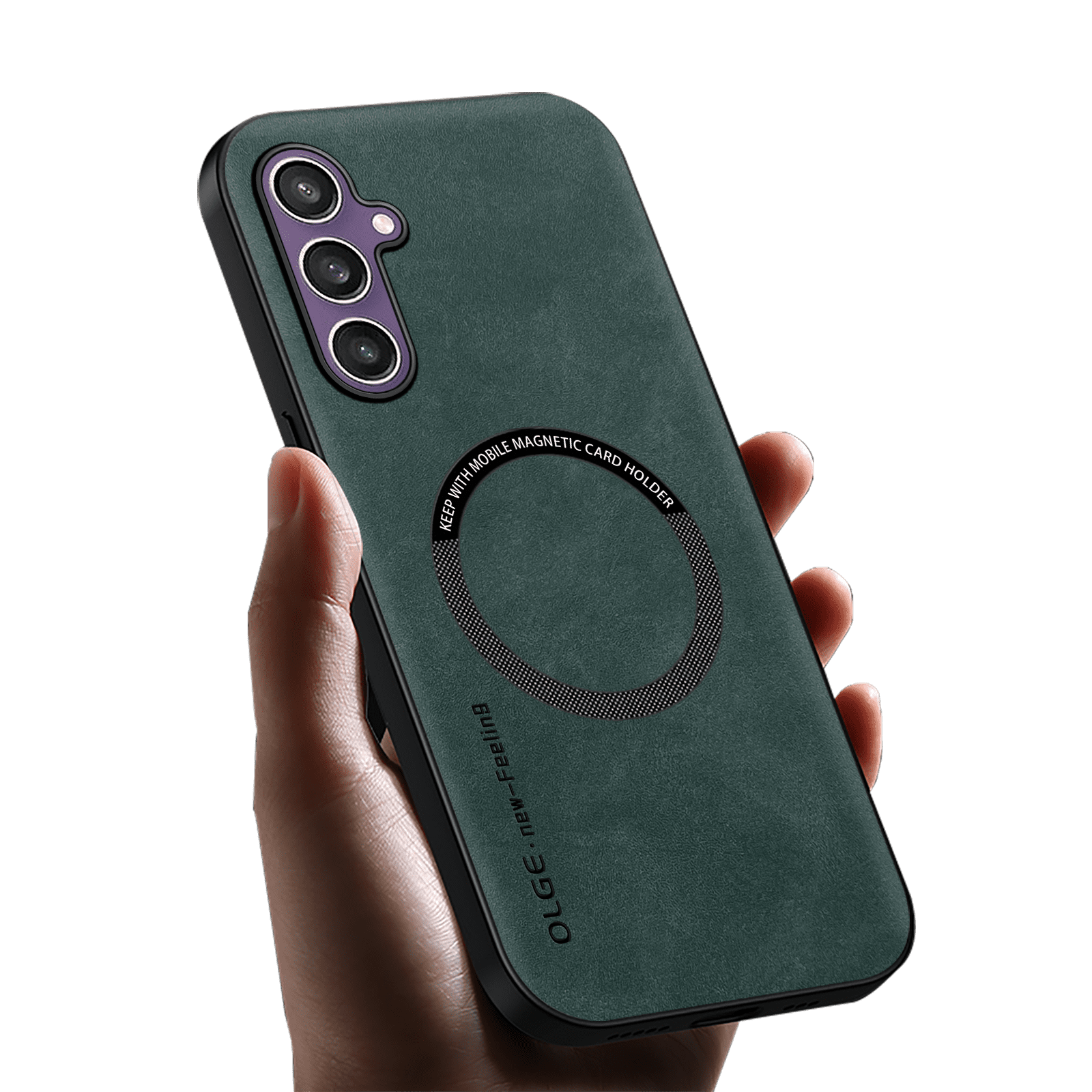 Allyetch Magnetic Back Case Cover for Samsung Galaxy S22, Slim Fit Back ...