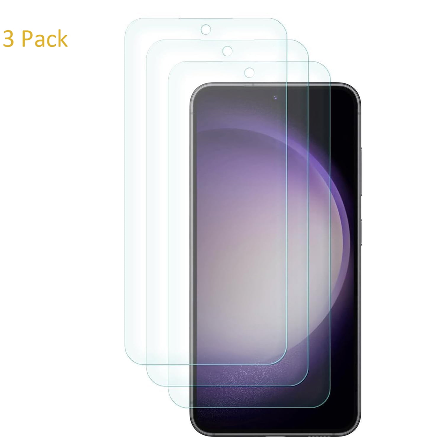 Allytech [3 Pack] Galaxy S22 Screen Protector, HD Clear Bubble Free ...