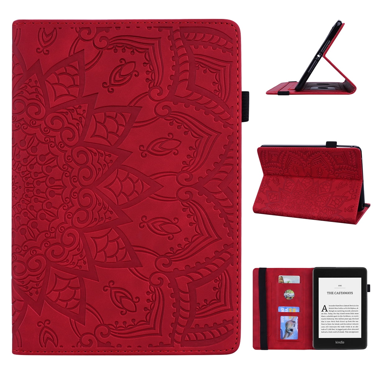 Allytech Case for 6.8" Kindle Paperwhite 11th Generation 2021, Embossed ...