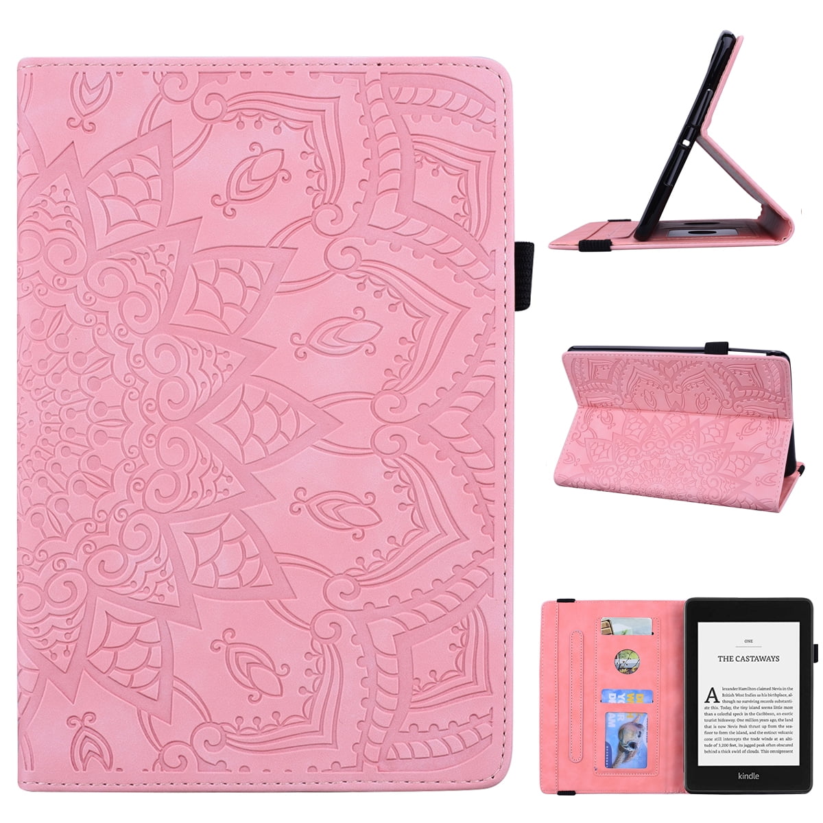 Allytech 6.8" Kindle Paperwhite 11th Gen 2021 Case, PU Leather Stand ...
