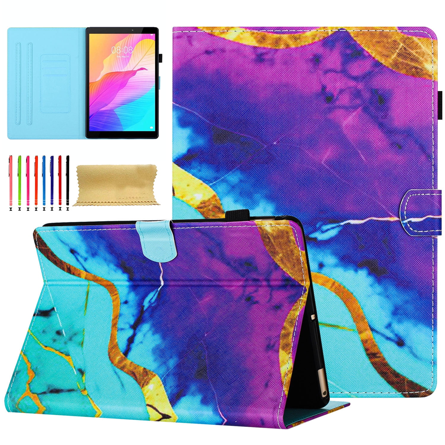 Allytech Case for Amazon Kindle Paperwhite 7th Gen 2015/10th Gen 2018 with Pen Holder & Card ...