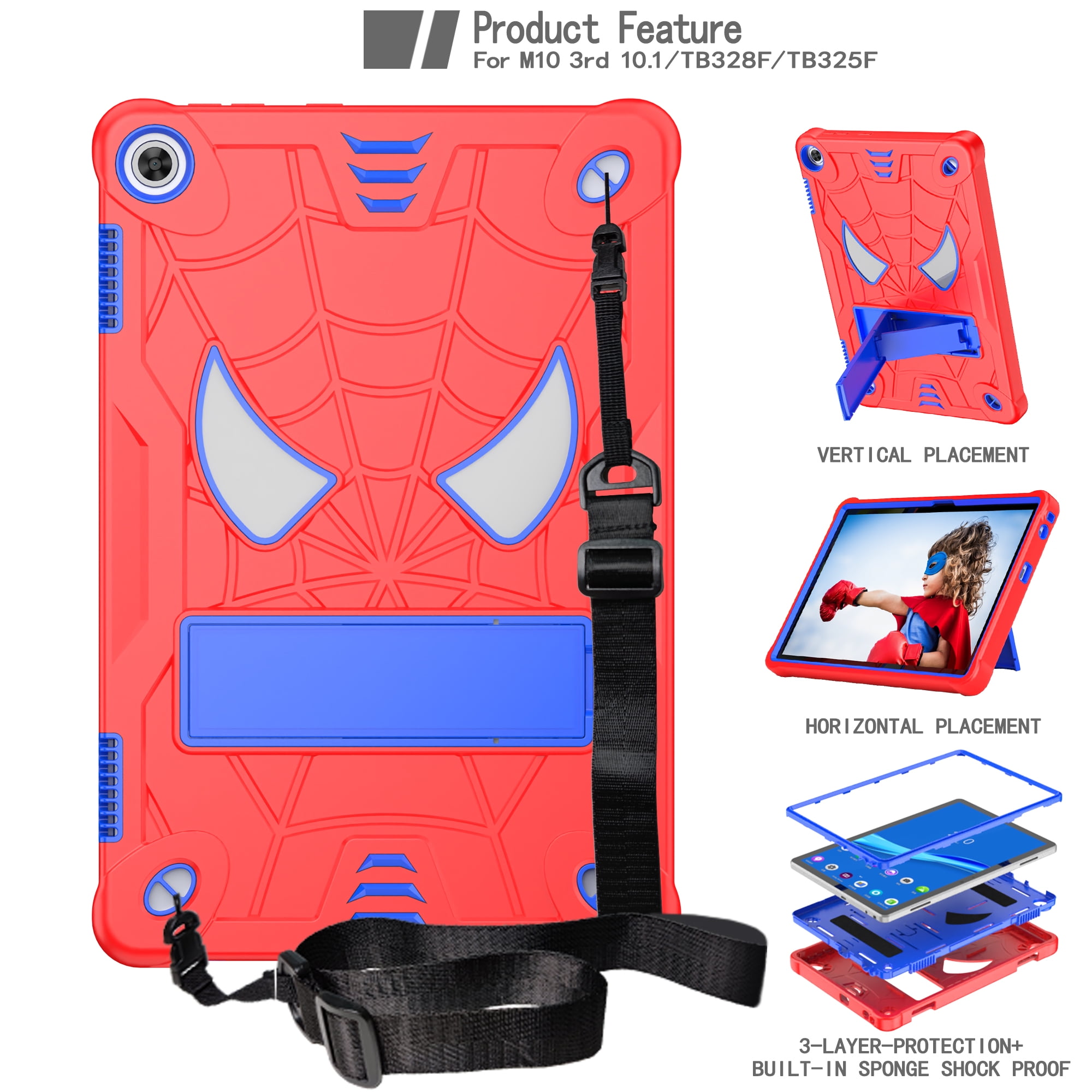 Allytech Case for Lenovo Tab M10 3rd Gen 10.1 inch 2022, Rugged Case ...