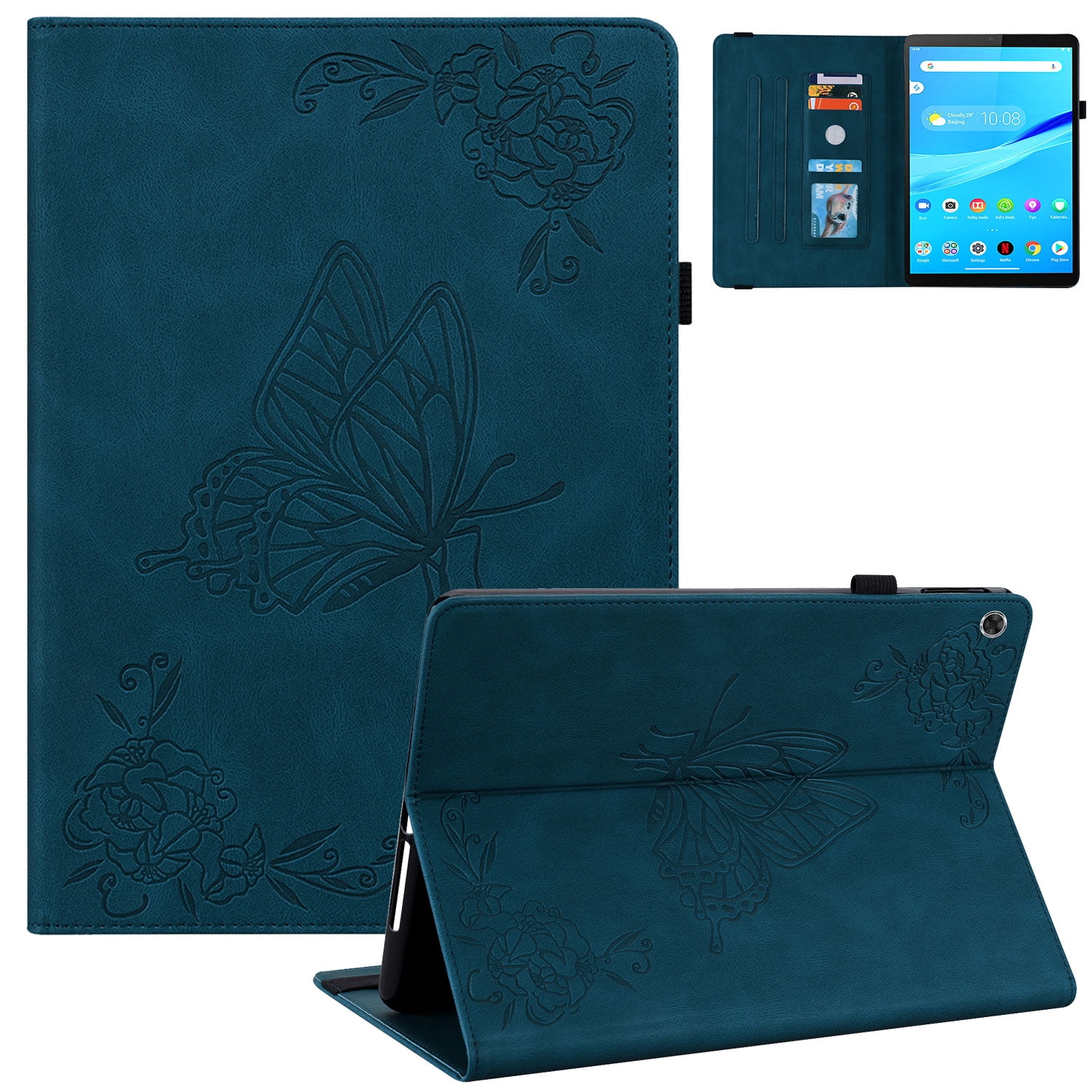 Allytech Case for Lenovo Tab M8 HD (TB-8505F / TB-8505X), PU Leather Slim Fit Shockproof Multi ...