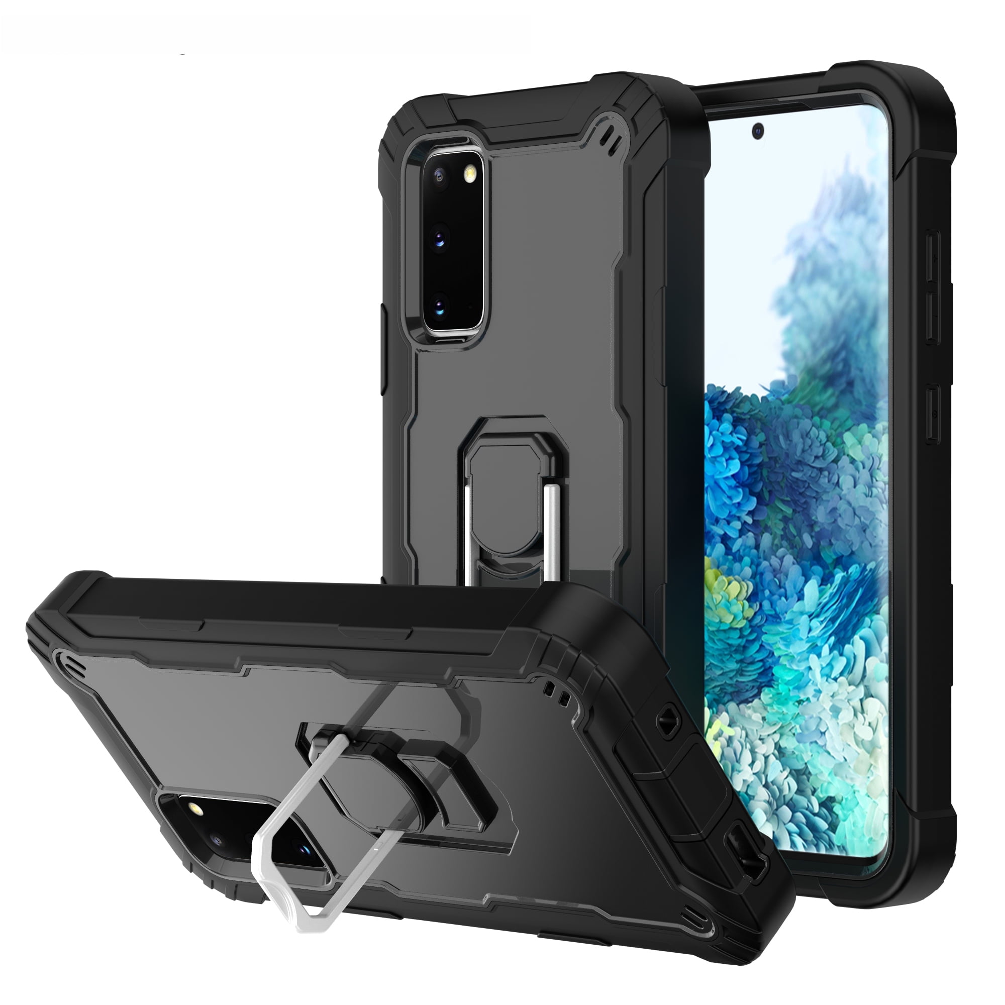 Allytech Case for Samsung Galaxy A02S 6.5 inch, Three Layer Hybrid Hard ...
