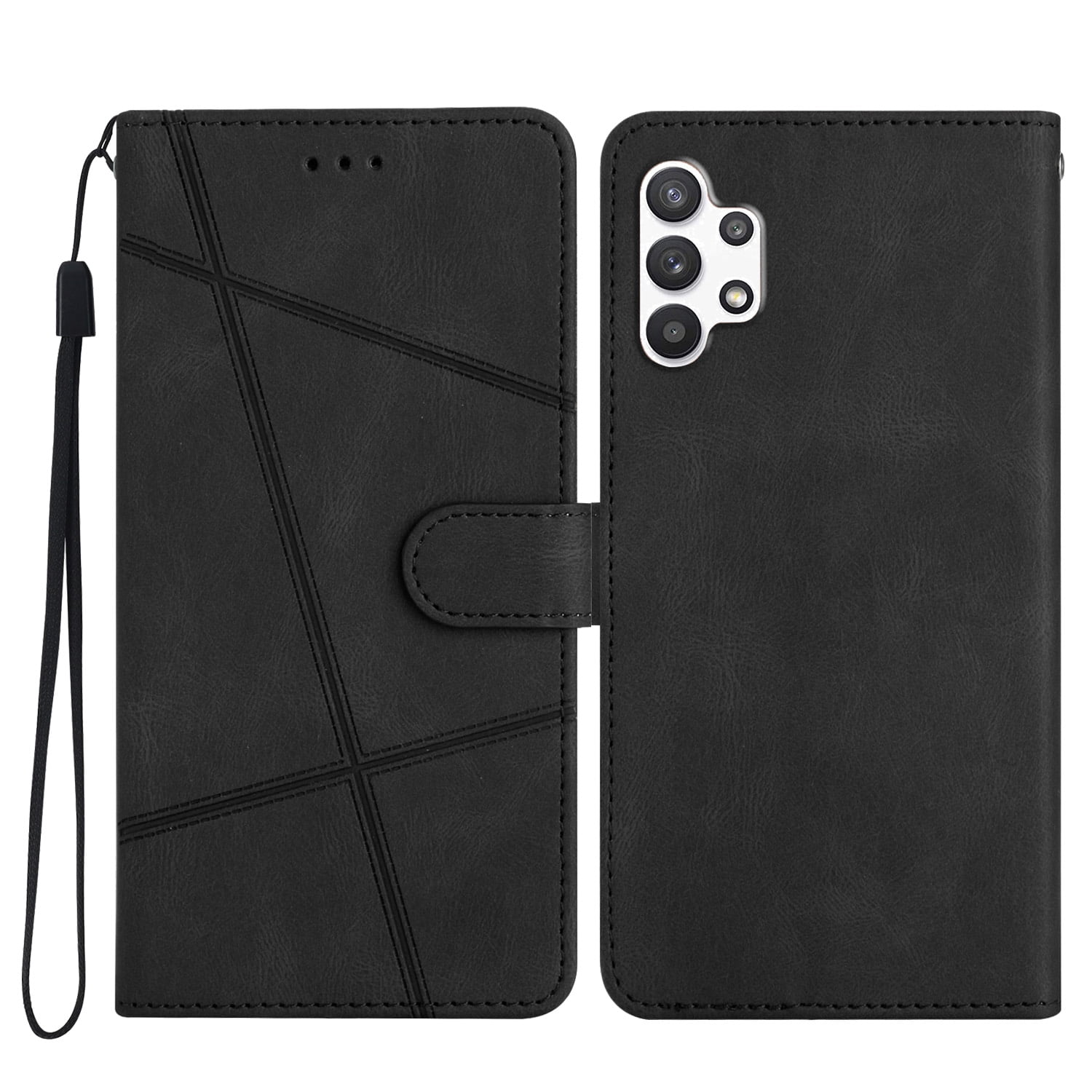 Allytech Case for Samsung Galaxy A13 4G, PU Leather Shockproof Cover ...