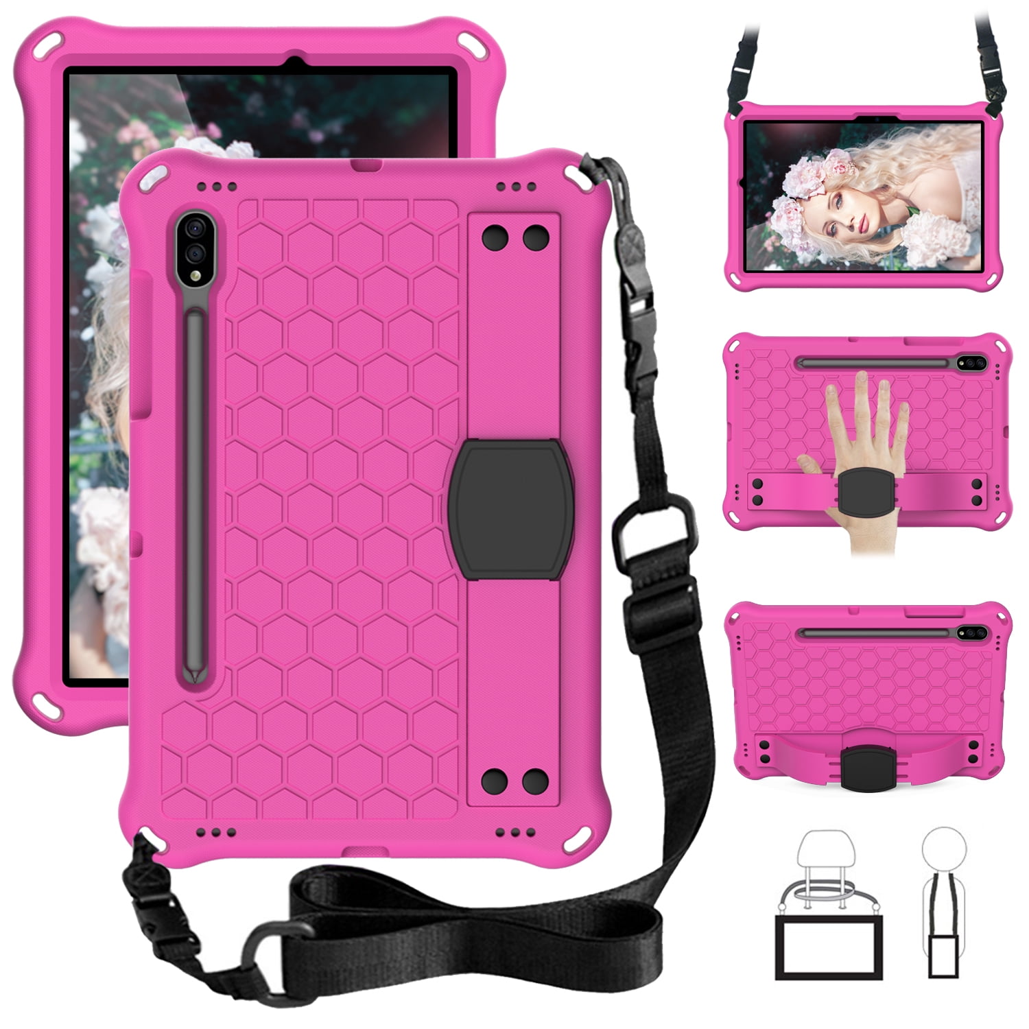 Allytech Case for Samsung Galaxy Tab S7 11-Inch SM-T870 T875, Silicone ...
