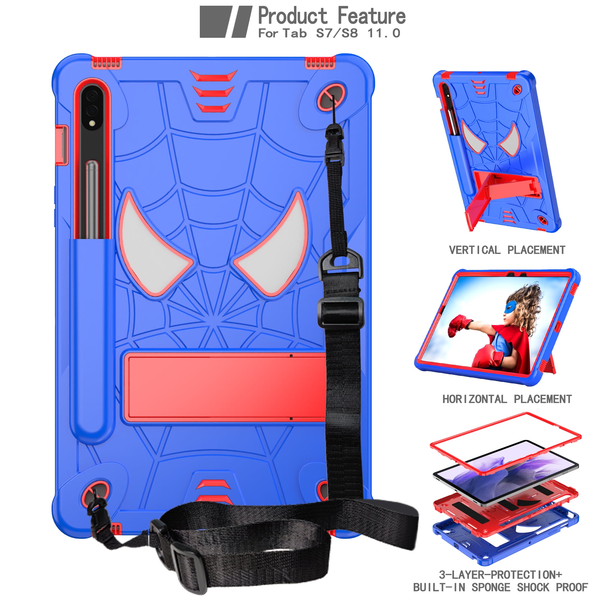 Allytech Case for Samsung Galaxy Tab S9/S8/S7 11 inch 2023/2022/2020 ...