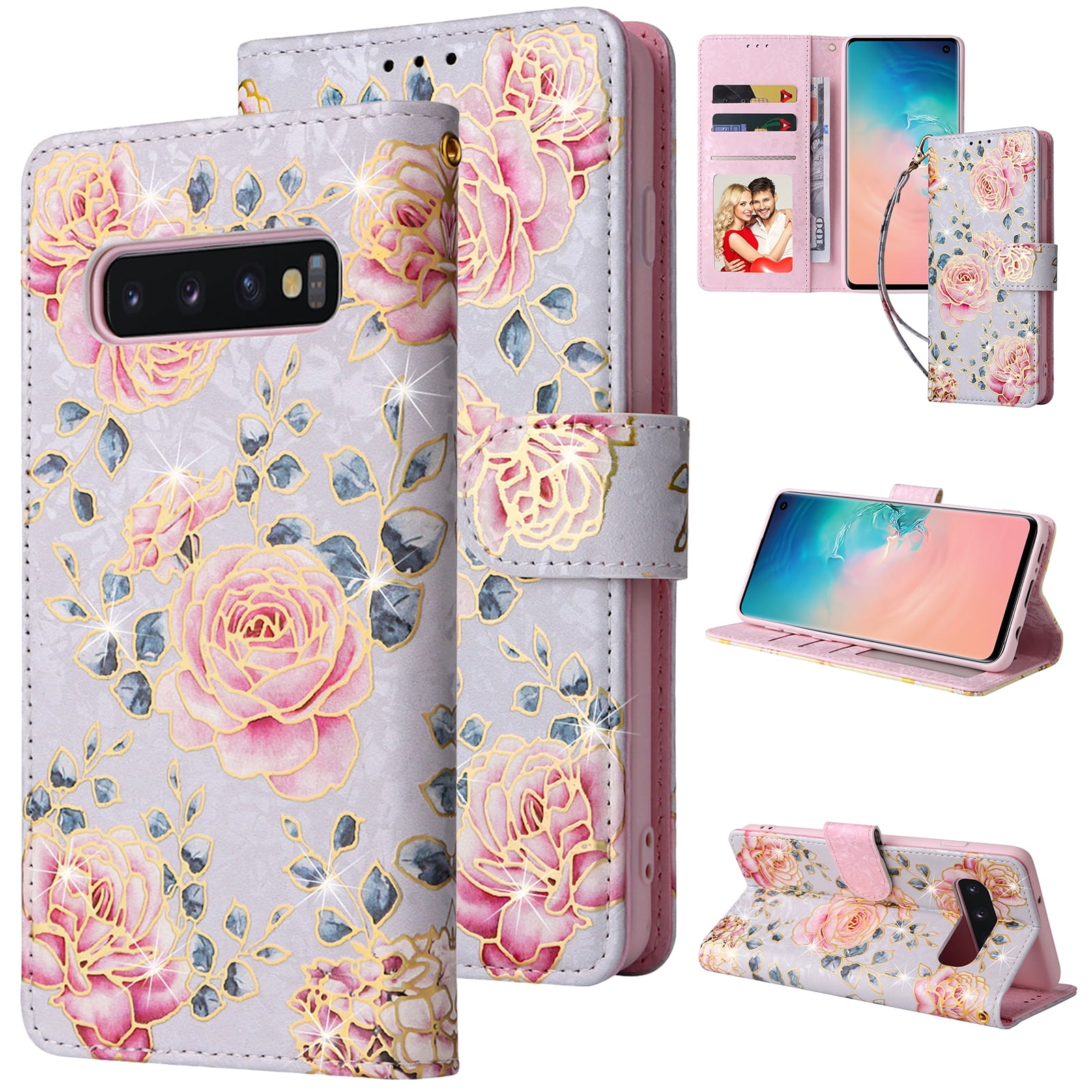 Allytech Compatible with Samsung Galaxy S10 Wallet Case for Women ...