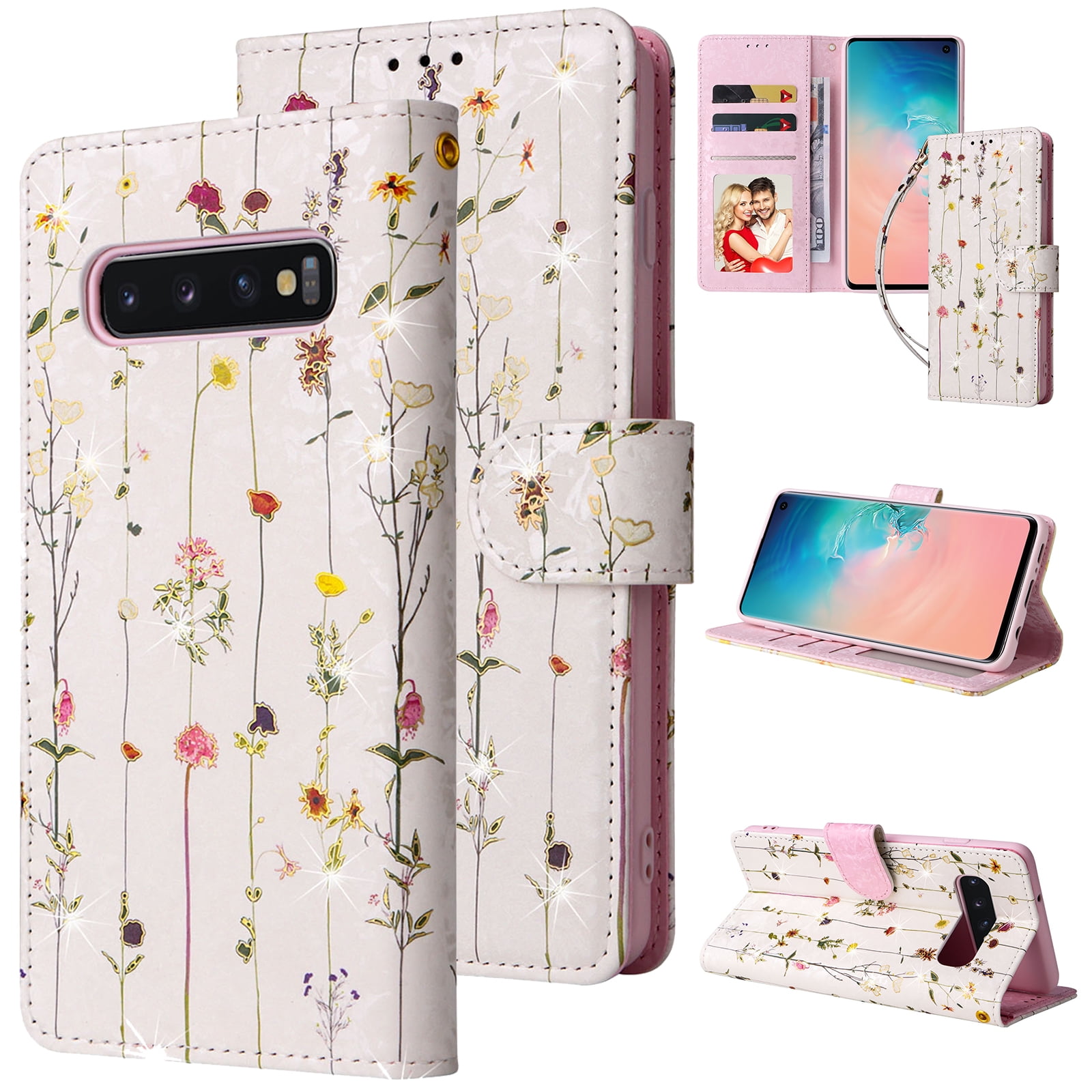 Allytech Compatible with Samsung Galaxy S10 Wallet Case for Women ...