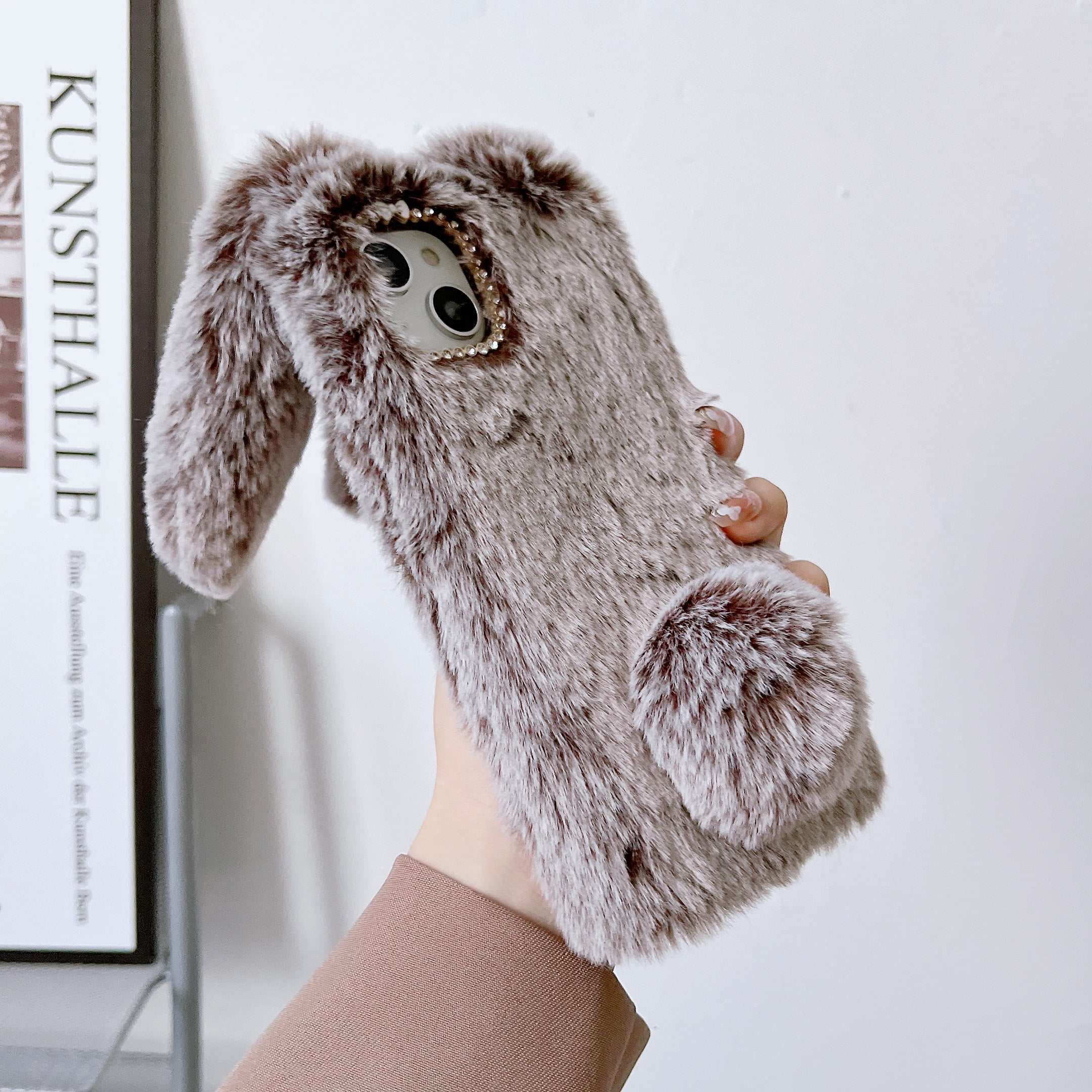 Allytech Furry Bunny Case Cover for Samsung Galaxy A53 5G, Chic Luxury ...