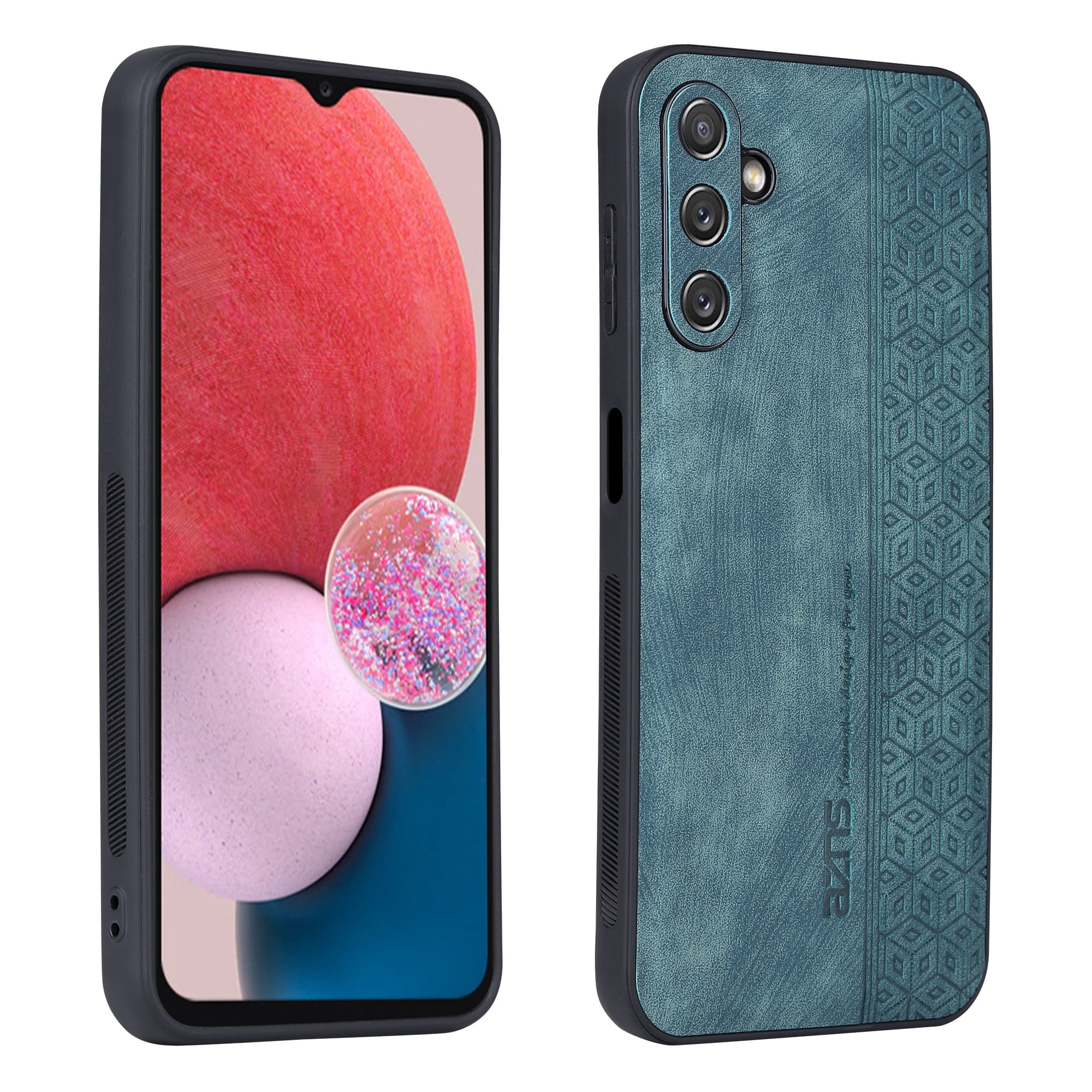 Allytech Galaxy A16 5G Case, Slim Fit Shell Back Cover Retro PU Leather ...