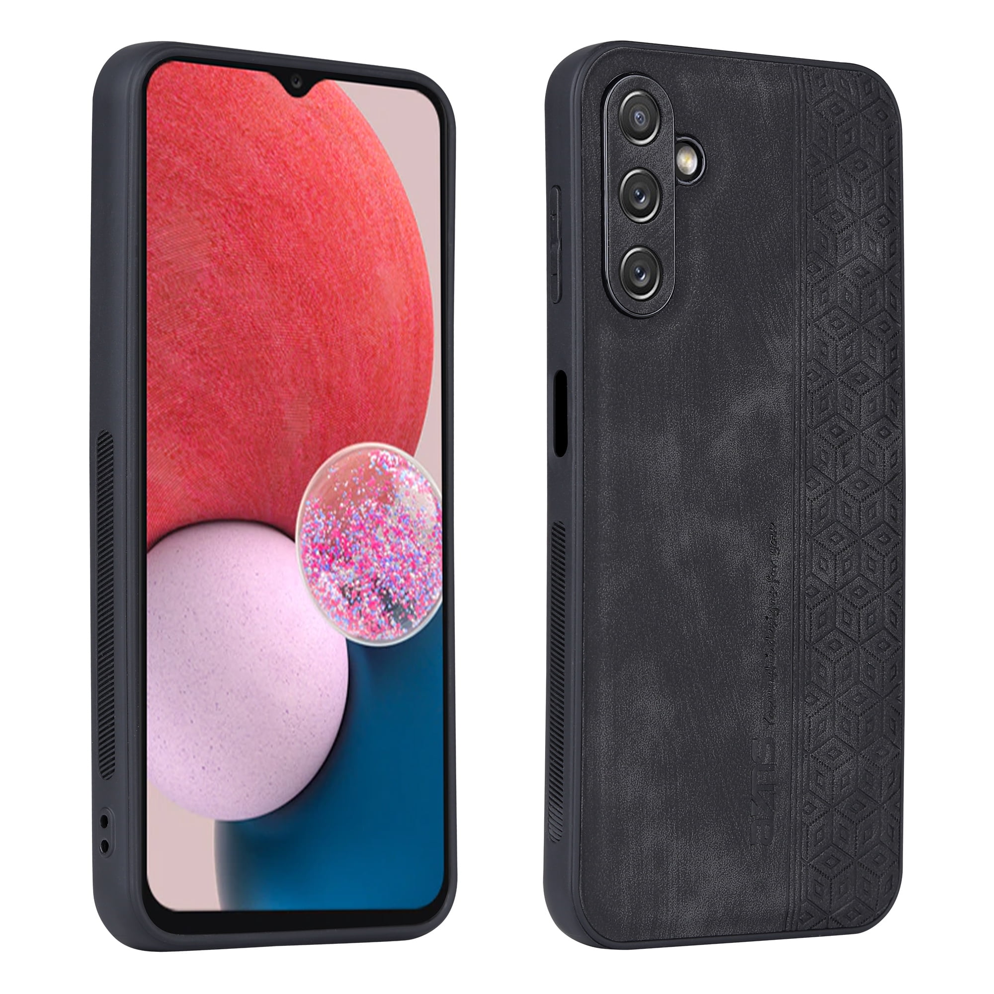Allytech Galaxy A36 5G Case, Slim Fit Shell Back Cover Retro PU Leather ...