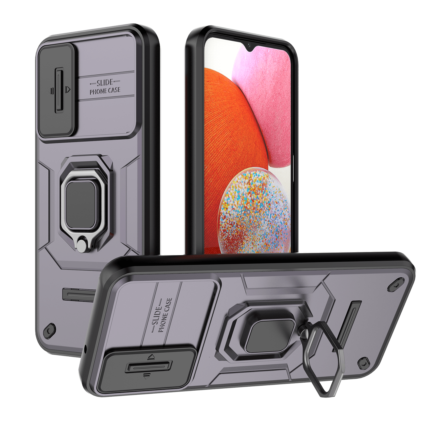 Allytech Galaxy A54 5G Case with Sliding Camera Lens Protector, Rugged ...