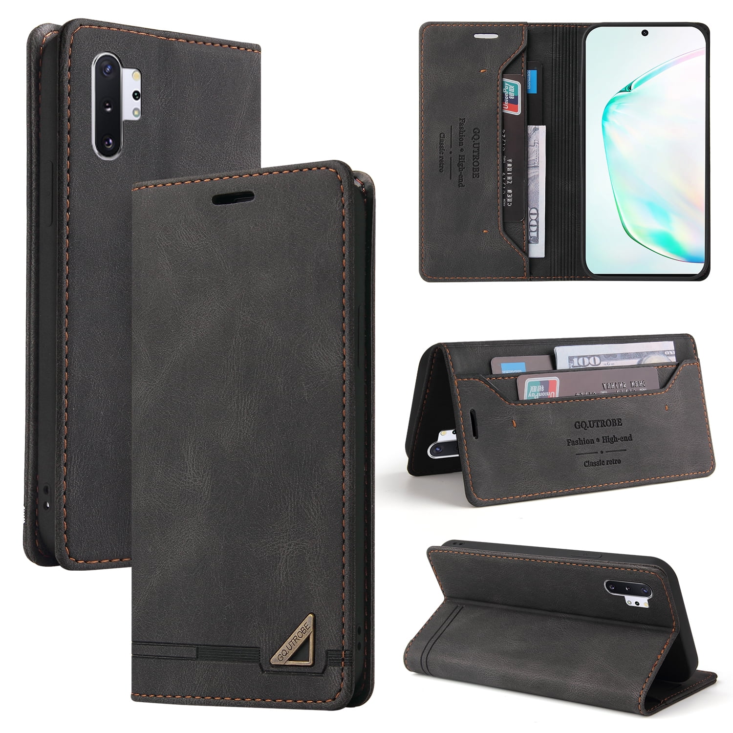 Allytech Galaxy Note 10+ Case, Galaxy Note 10+5G Case Wallet, PU ...