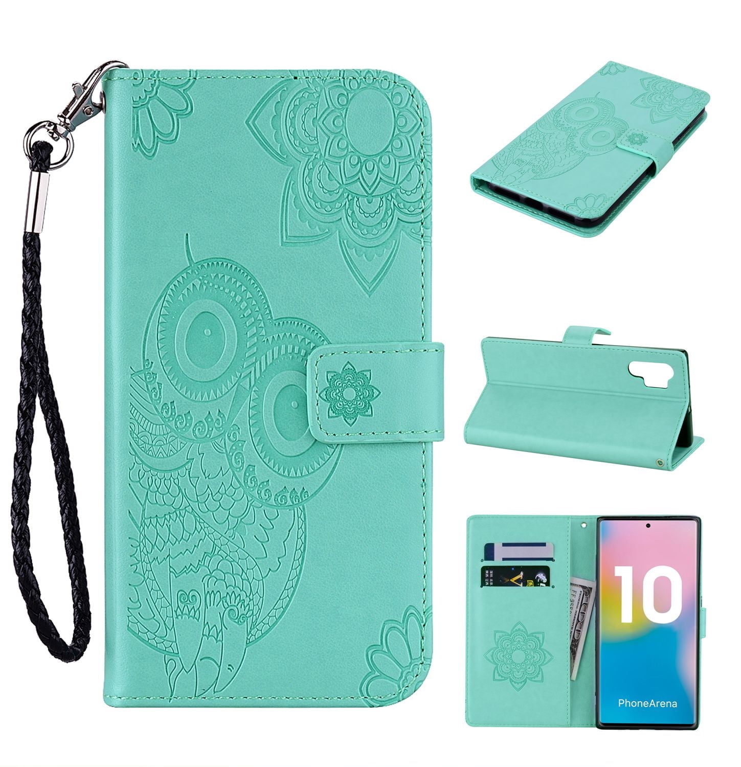 Allytech Galaxy Note 10 Plus Case, Note10+ 5G Case, Premium PU Leather ...