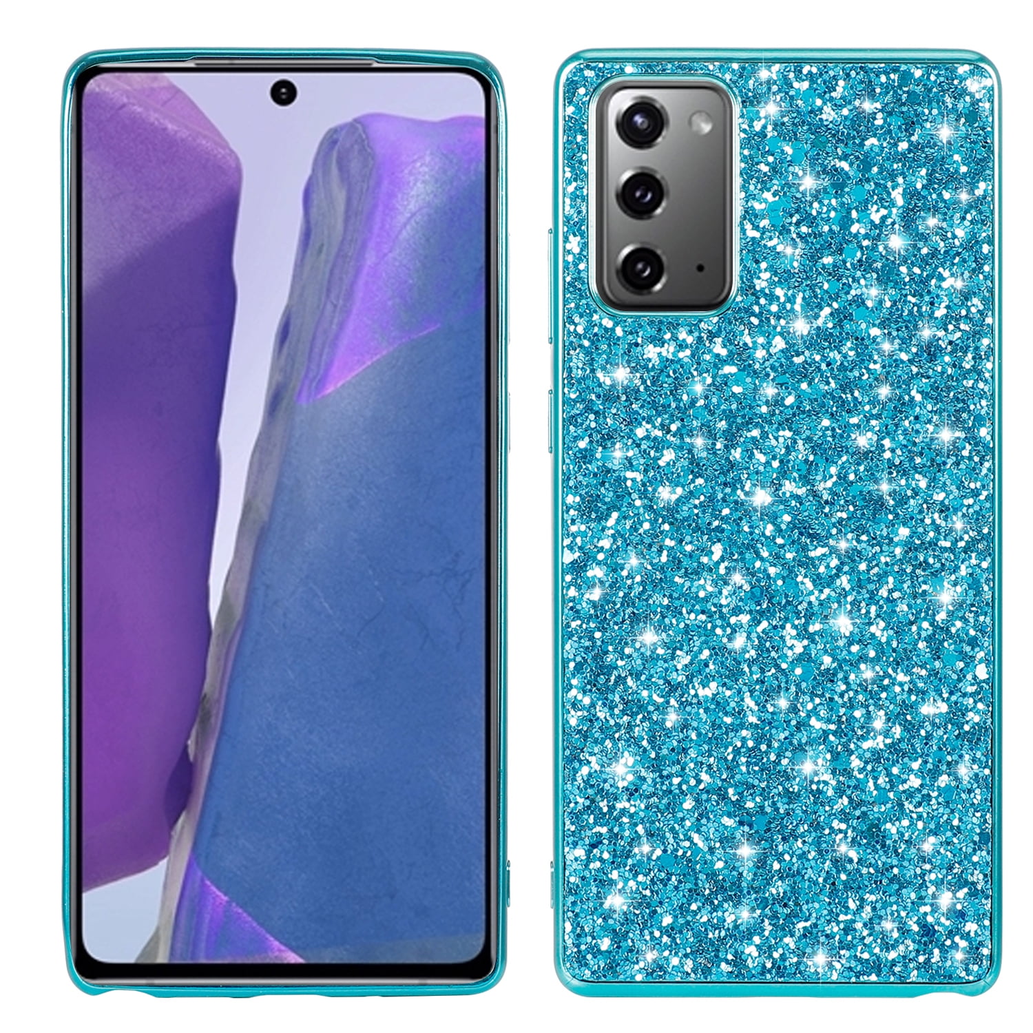 Allytech Galaxy Note 20 Case Glitter, Silicone TPU Slim Fit Wireless ...